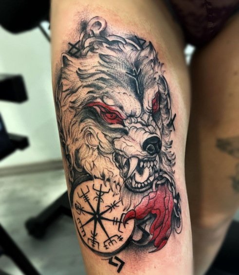 30 Fenrir Tattoo Ideas For History Lovers - Tattoo Twist