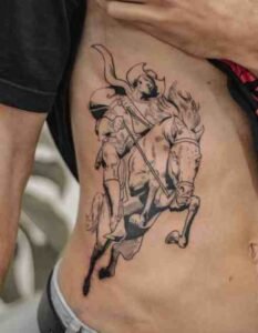 Ghost Rider Horse Tattoo