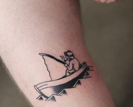 Row Boat Tattoo