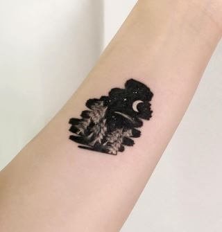 68 Awesome Night Sky Tattoos You Haven't Seen Before - Tattoo Twist