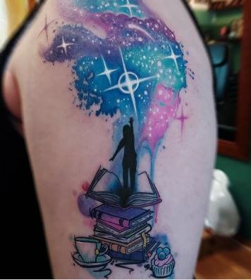 68 Awesome Night Sky Tattoos You Haven't Seen Before - Tattoo Twist