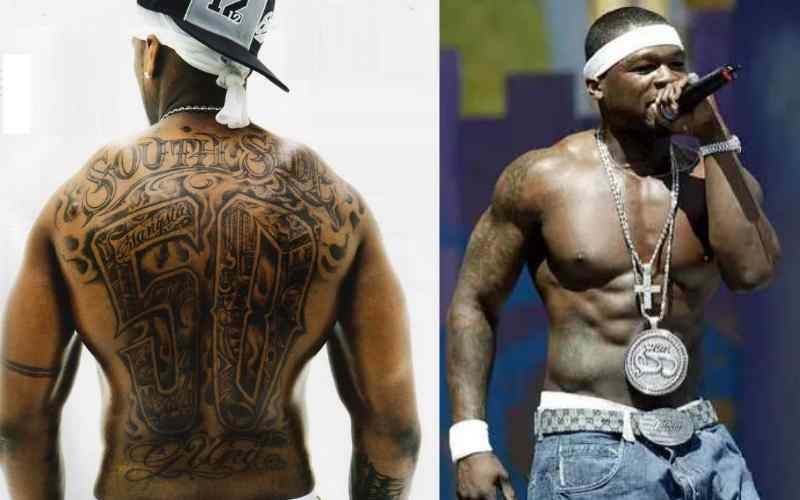 50 Cent Tattoos Before And After
