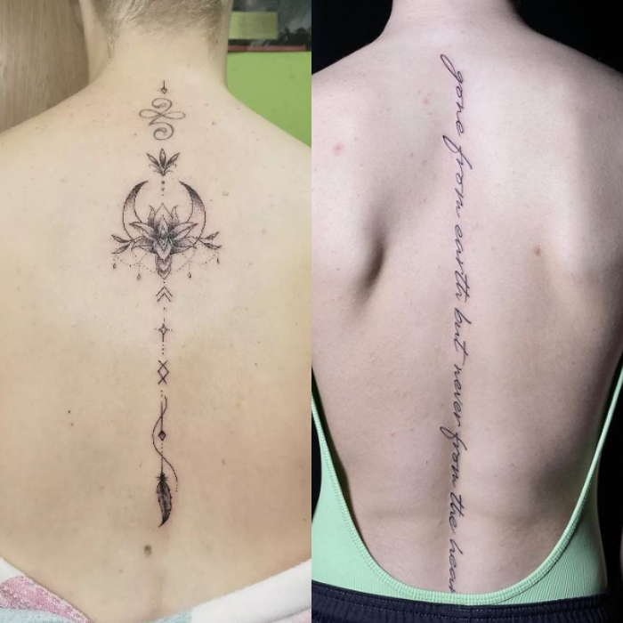 90+ Creative Spine Tattoo Design Ideas for Your Back - Tattoo Twist
