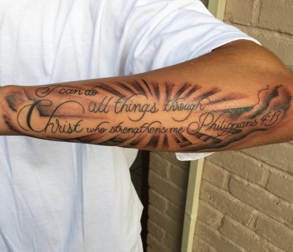 Bible Verse Tattoos On Shoulder